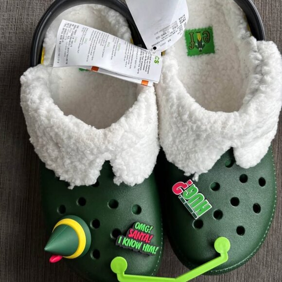 CROCS | Shoes | Nwt Buddy The Elf Movie Themed Fleece Lined Crocs Mens ...